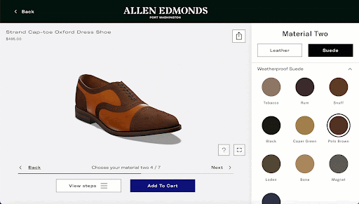 Using a 3D Configurator for Custom Footwear